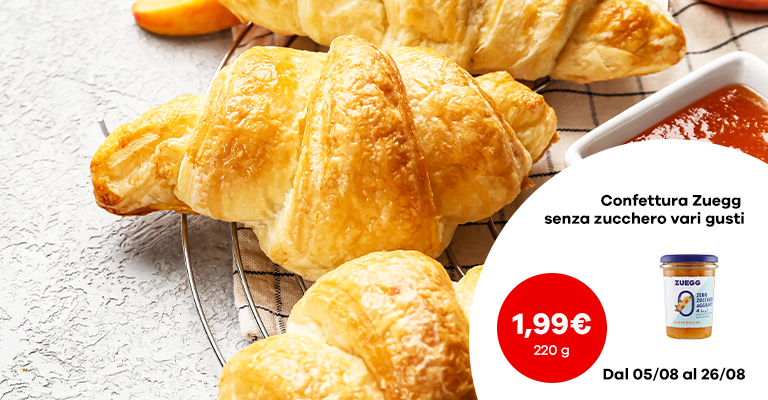 Croissant light alla marmellata