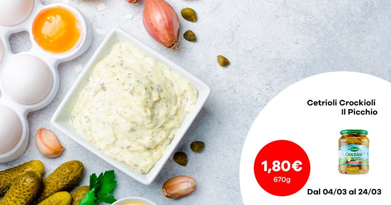 Salsa con cetriolini sott’aceto