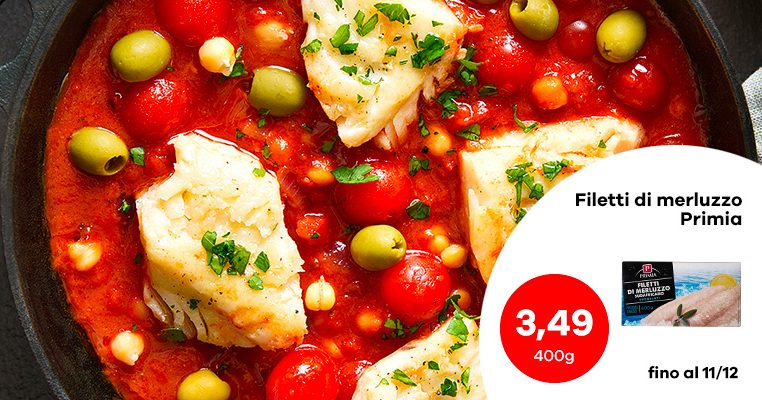 Filetto di merluzzo alla marinara